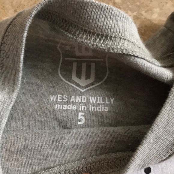 Wes & Willy | Shirts & Tops | New Wes Willy Long Sleeve Football Tee ...